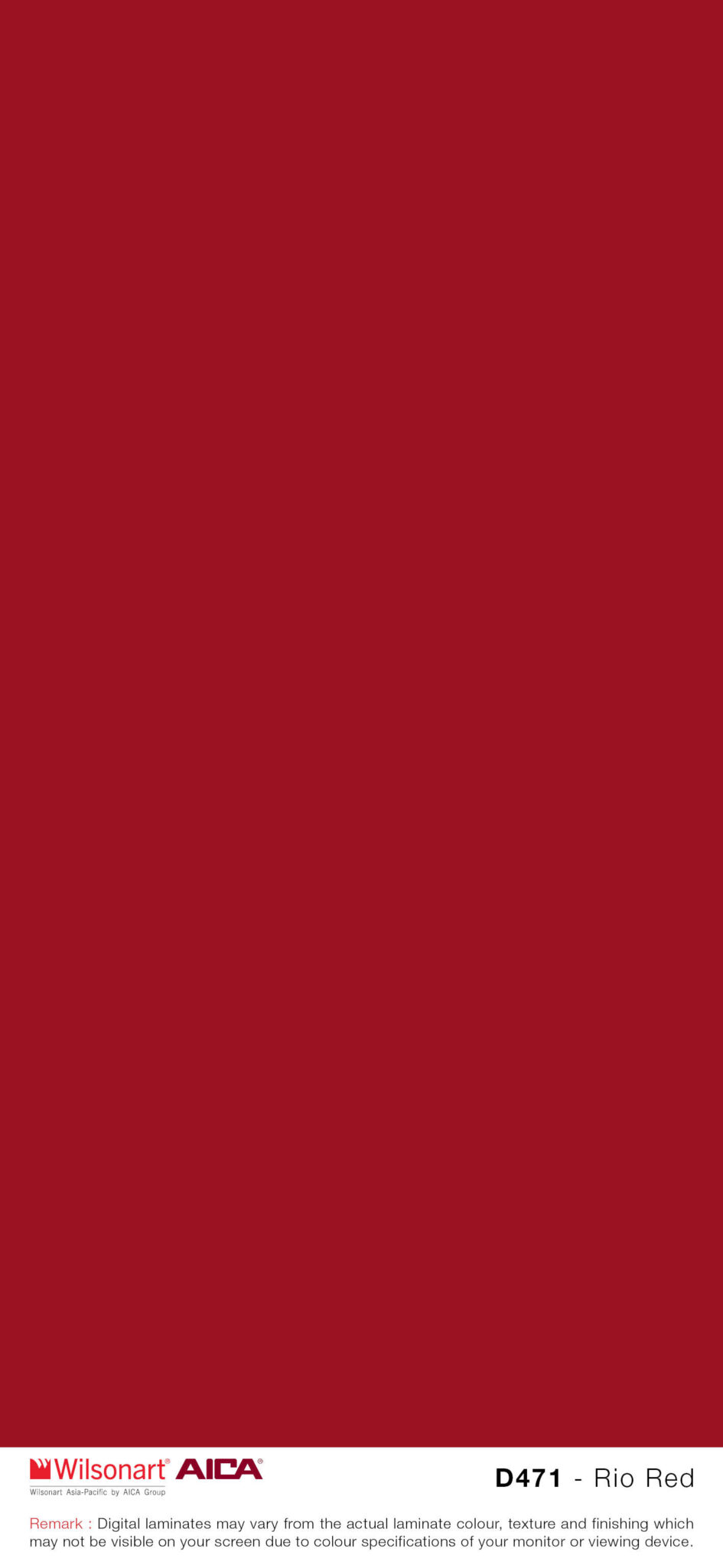 D471-M Rio Red | Wilsonart High Pressure LaminateSingapore | Mporos