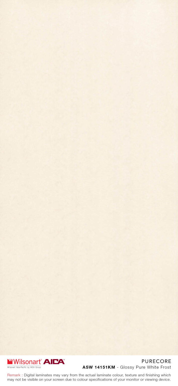 ASW 14151KM Glossy Pure White Frost | Wilsonart High Pressure ...